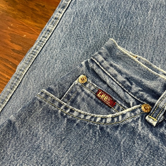 Lee | Pants & Jumpsuits | Vintage Lee Denim Mom High Rise Jeans No Back ...